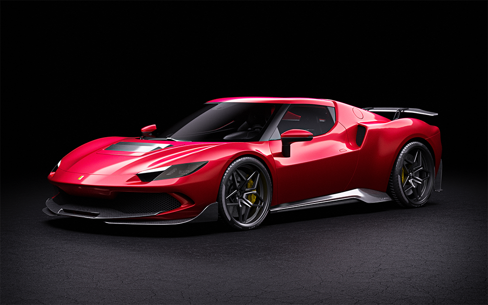 Ferrari 296 GTB Carbon Fiber Body Kit ZACOE