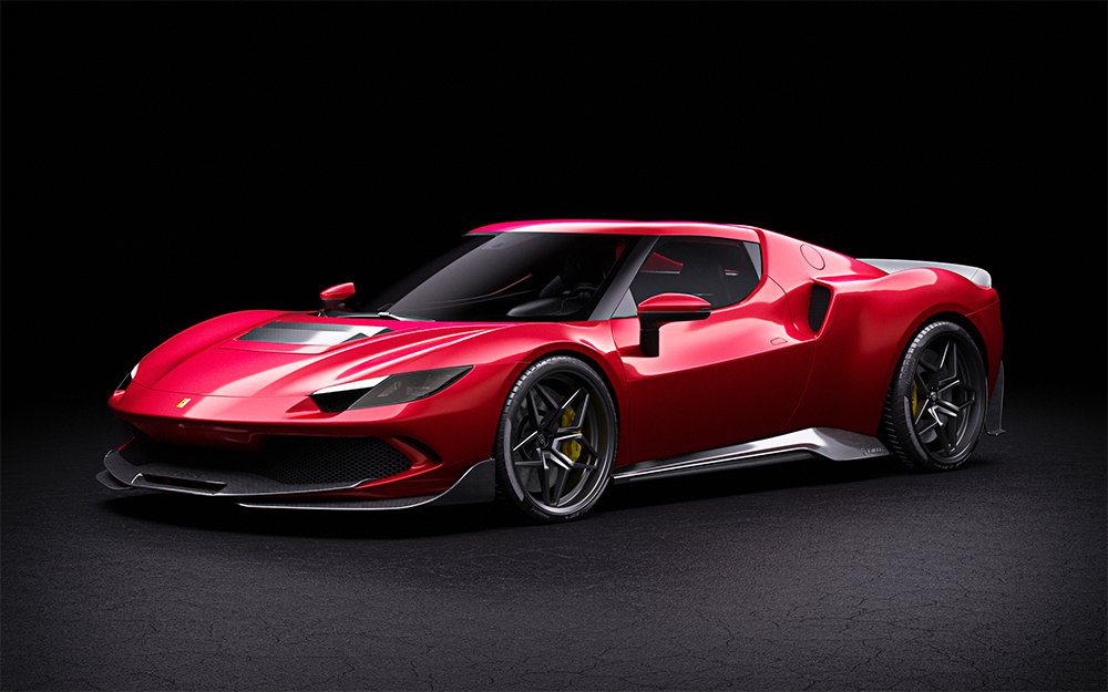 Ferrari 296 GTB Carbon Fiber Body Kit ZACOE