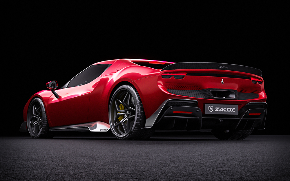 Ferrari 296 GTB Carbon Fiber Body Kit ZACOE